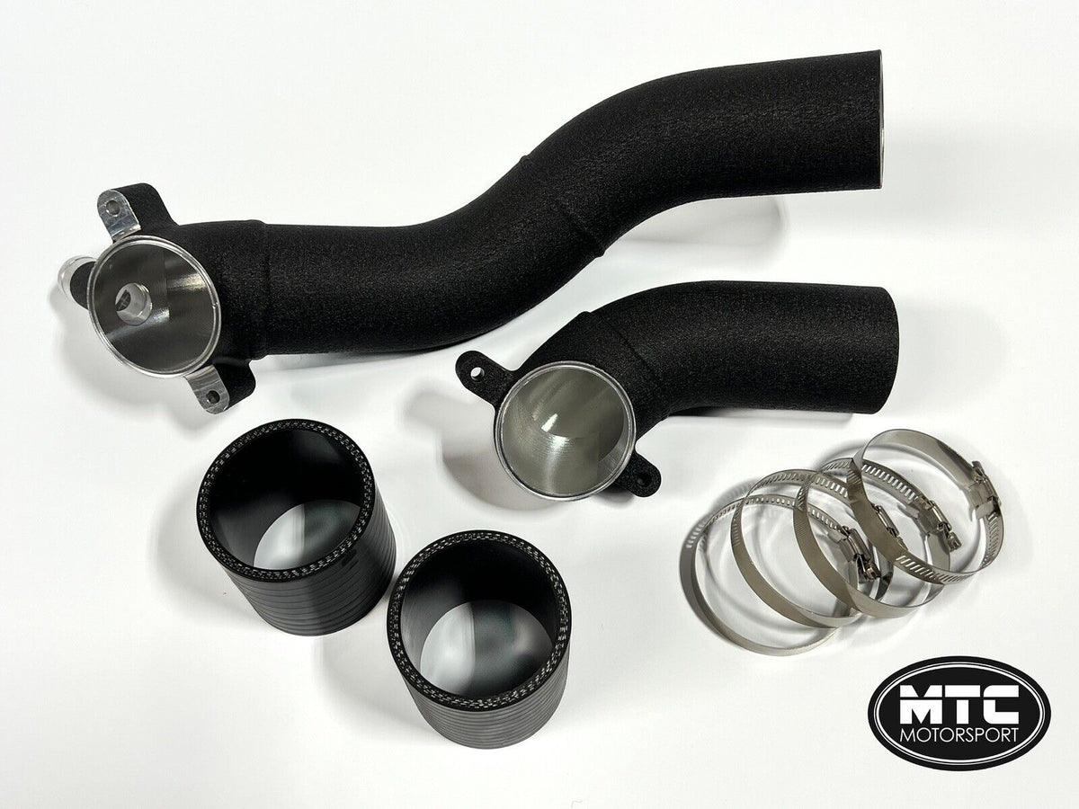 MTC MOTORSPORT AUDI RS6 RS7 C7 ENLARGED TURBO INTAKE INLET PIPES ALUMI ...