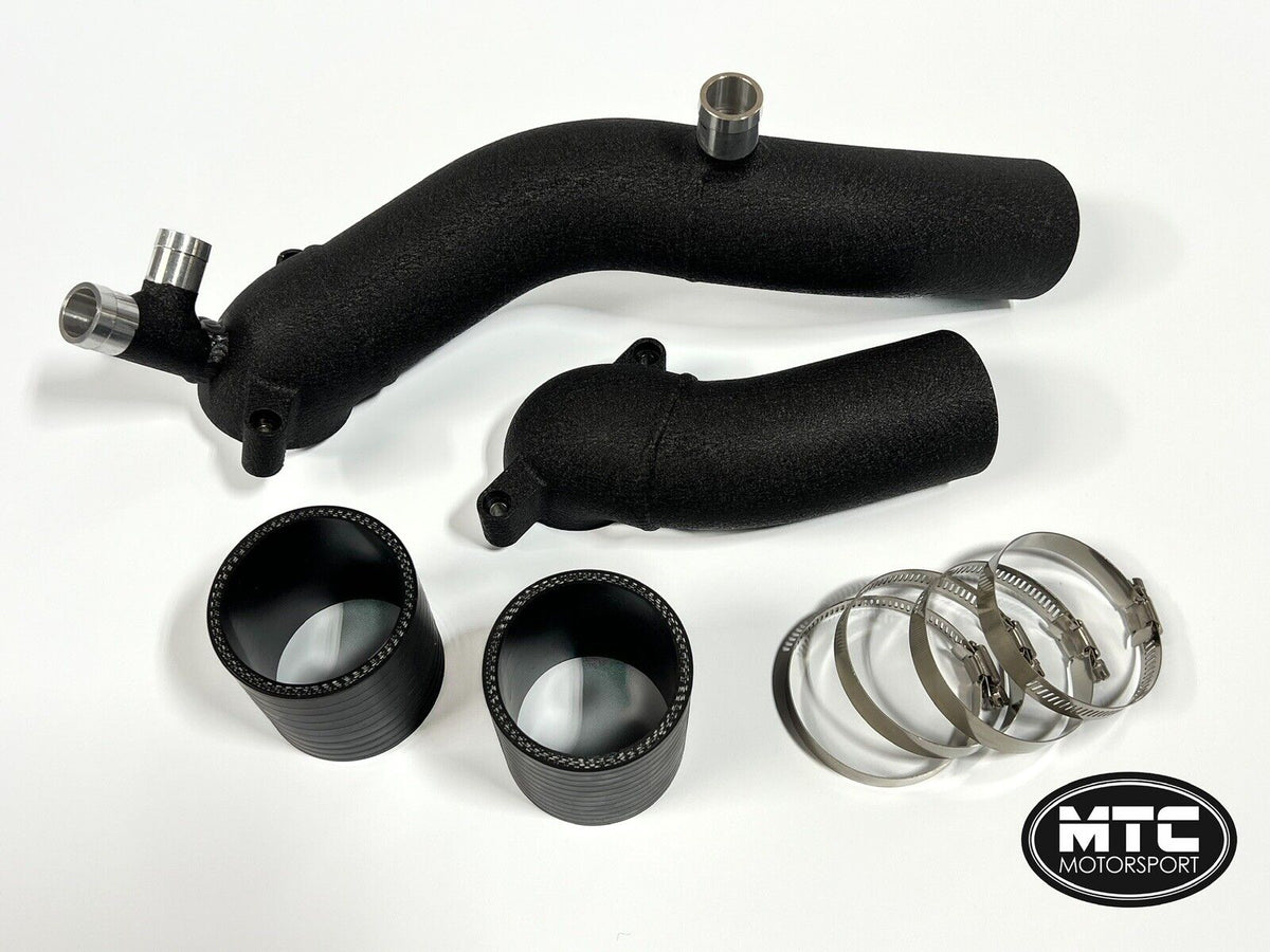 MTC MOTORSPORT AUDI RS6 RS7 C7 ENLARGED TURBO INTAKE INLET PIPES ALUMI ...