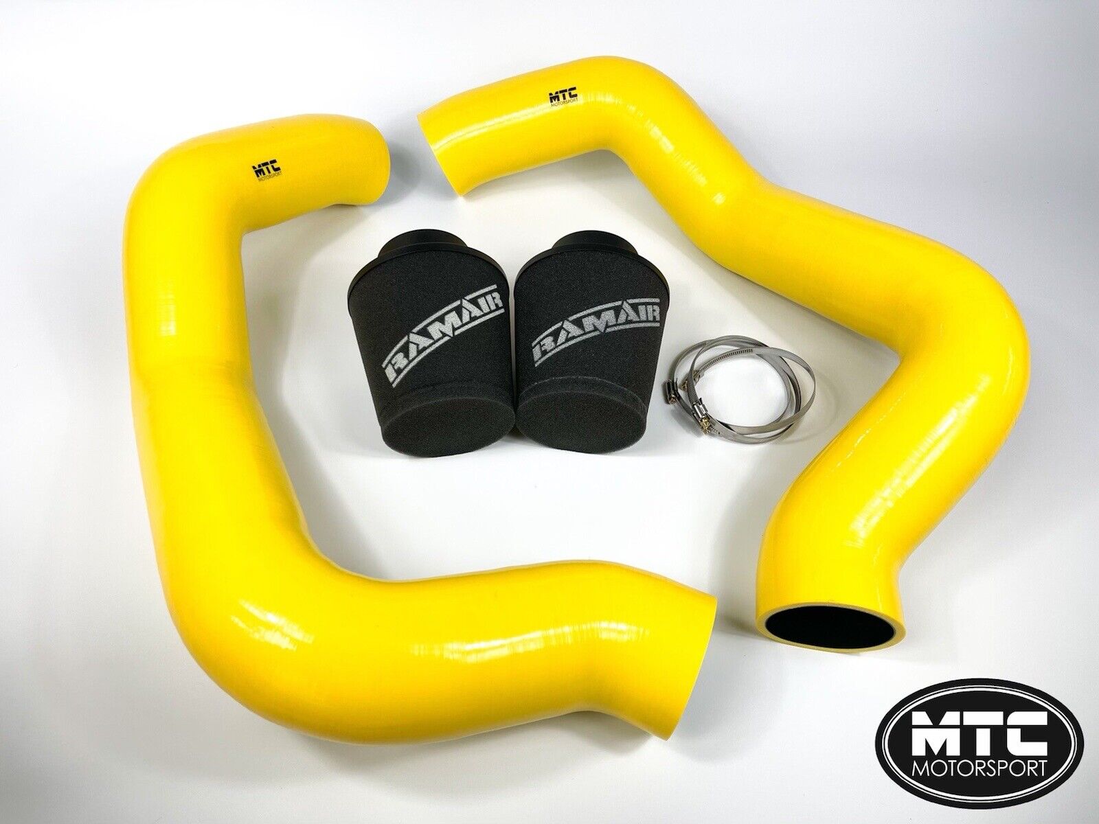 BMW M5 F90 Intake Hoses with Filter Cold Air Induction Kit M8 Yellow